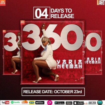 Yariah Neemah - 360 [Animated Lyrics Video] - African Music, Afrobeats ...